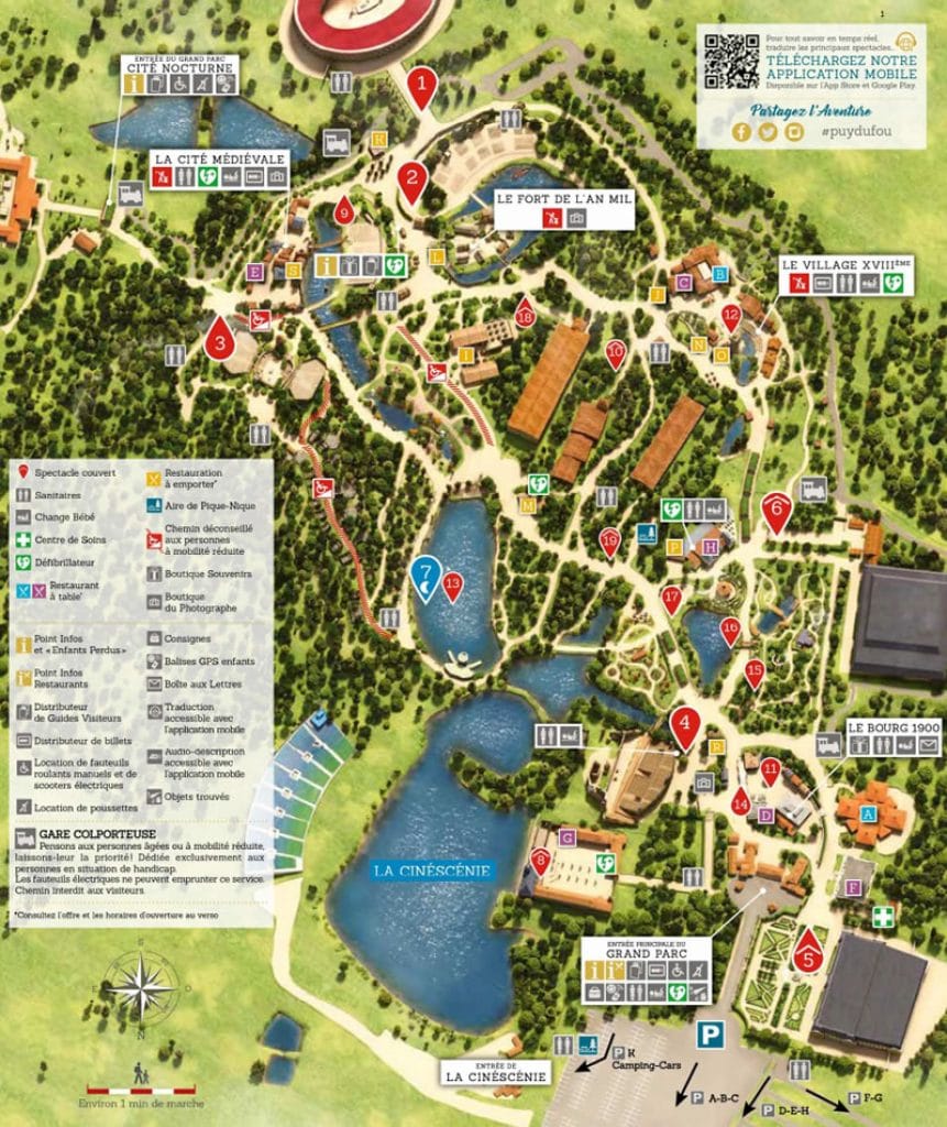 Mapa Del Parque Del Puy Du Fou Gu a Pr ctica Y Consejos tiles